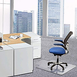 Carpet Chair Mats/Chair Mat for Carpets | Low/Medium Pile Computer Chair Floor Protector for Office and Home 36"x 48"x 0.08"/Not Suitable for high Pile Carpet