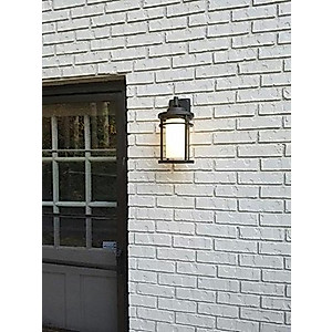 Home Decorators Collection, DW7178BK, LED Outdoor Black Medium Wall Light