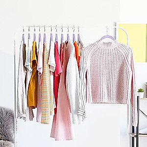 Cozymood Purple Velvet Hangers Felt Hangers 60 Pack, Thin Hangers Non Slip Clothes Hangers Velvet, Premium Flocked Hangers with 360 Degree Rotatable Hook, Durable Velvet Shirt Hangers for Adult