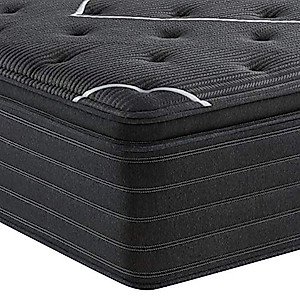 Beautyrest Black 18" K-Class Ultra Plush Pillow Top Mattress and Box Spring, King
