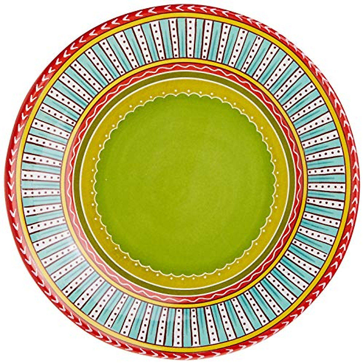 Certified International Valencia Dinner Plates (Set of 4), 11.25", Multicolor