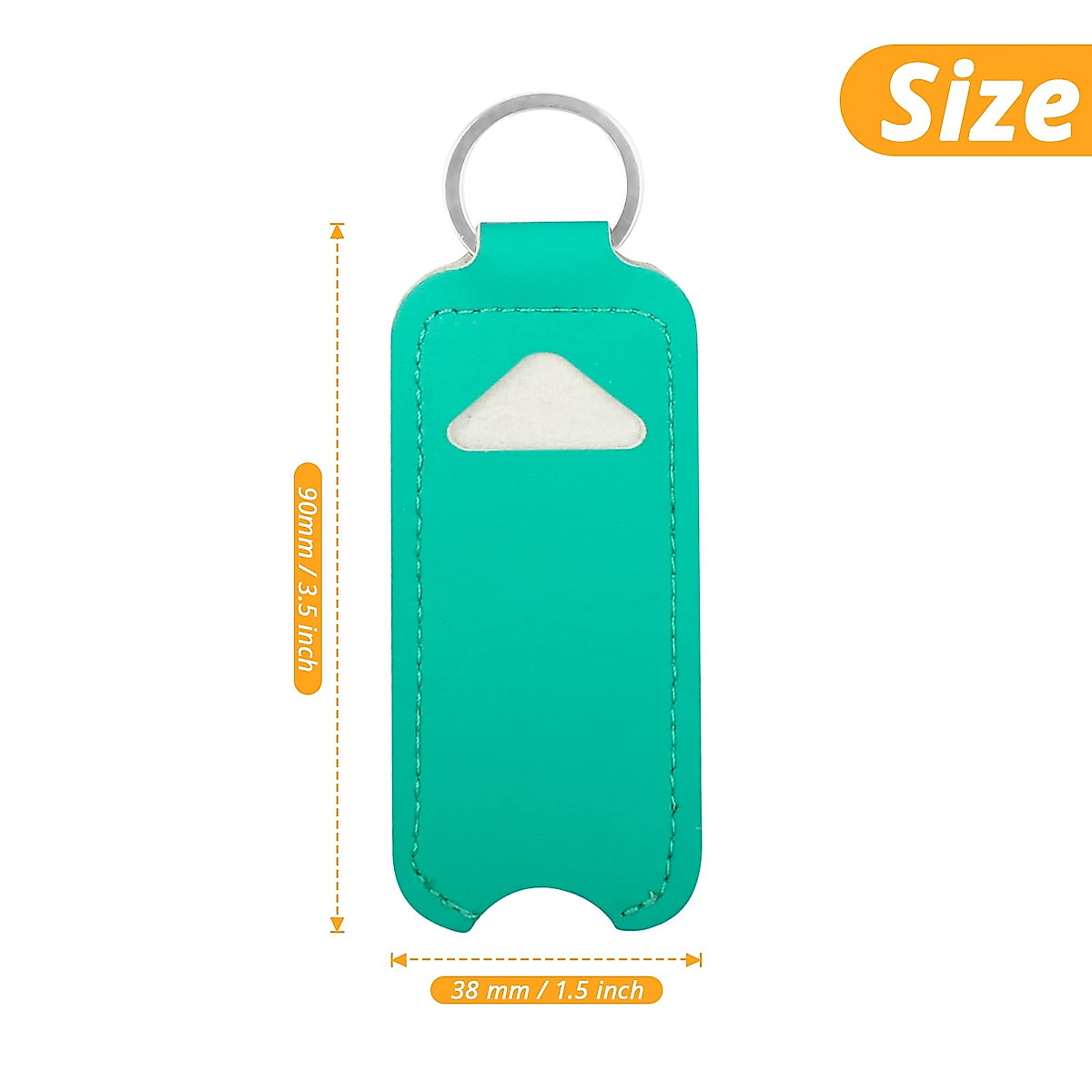 YEEPSYS Chapstick Holder for Lipstick, Keychain Lip Balm Holder, Women Travel Makeup Accessories (3 Pack)