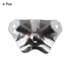 uxcell Metal Box Corner Protectors Edge Guard Protector 28 X 28 X 24mm 4pcs