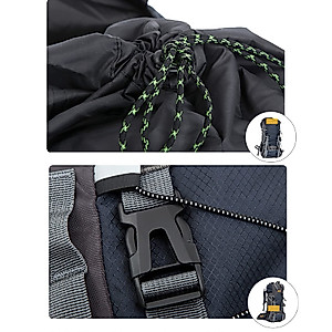 LZJDS Hiking Backpack for Women Men Travel Backpack Large Capacity Waterproof Daypack,Blue