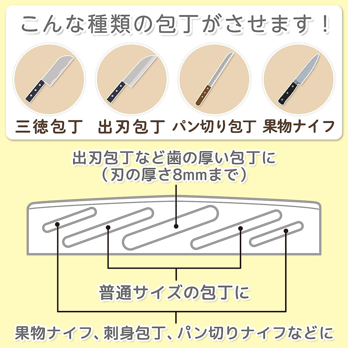 LEC Knife Holder Slim 5 Piece
