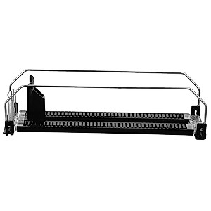 YARNOW Drink Manager Beverage Shelf Glide Bottle Can Organizer Pull Out Cabinet Shelf Plastic Organizer Vending Machine Plastic Cart Slide Out Drink Shelves Shelf Drink Pusher Black