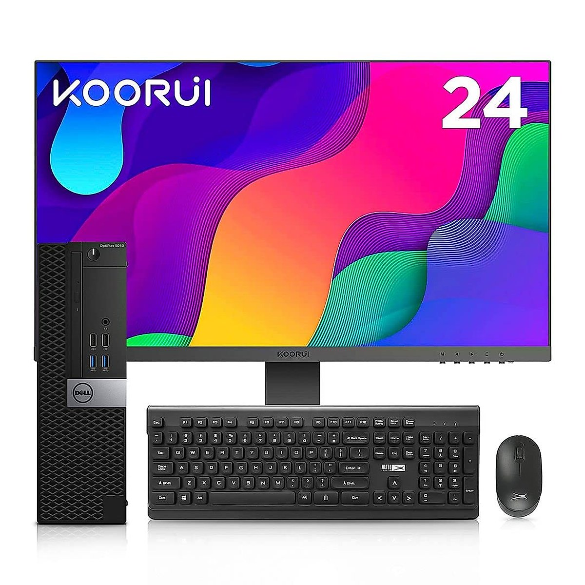 Dell OptiPlex 5040 Desktop Computer with Intel Core i7-6700, 16GB RAM, 1TB M.2 NVMe SSD, AC8260 WiFi, Bluetooth, HDMI, Windows 10 Pro - Compact Desktop with Powerful Performance