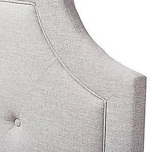 Baxton Studio Josephine Headboard, Queen, Greyish Beige