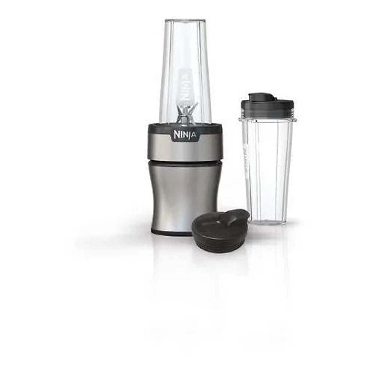 Ninja BN300 Nutri-Blender 900-Peak-Watt Personal Blender, 2 Dishwasher-Safe To-Go Cups (Renewed)