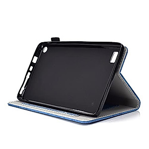 Tablet PC Case Case Compatible with Kindle Fire 7 2015/2017/2019 Case Cover,Slim Smart Folio Stand Cover Shockproof Protective Cases Auto Sleep/Wake Protective Case Tablet Home (Color : Blue)