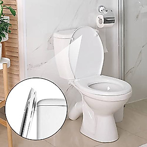 QOOSIKICC 12 Pcs Door Stoppers Wall Protector, Door Knob Wall Shield, Clear Round Silicone Door Handle Bumpers, Reusable Self Adhesive Door Stops Shock Absorbent for Doors Knobs Handles Wall (Square)