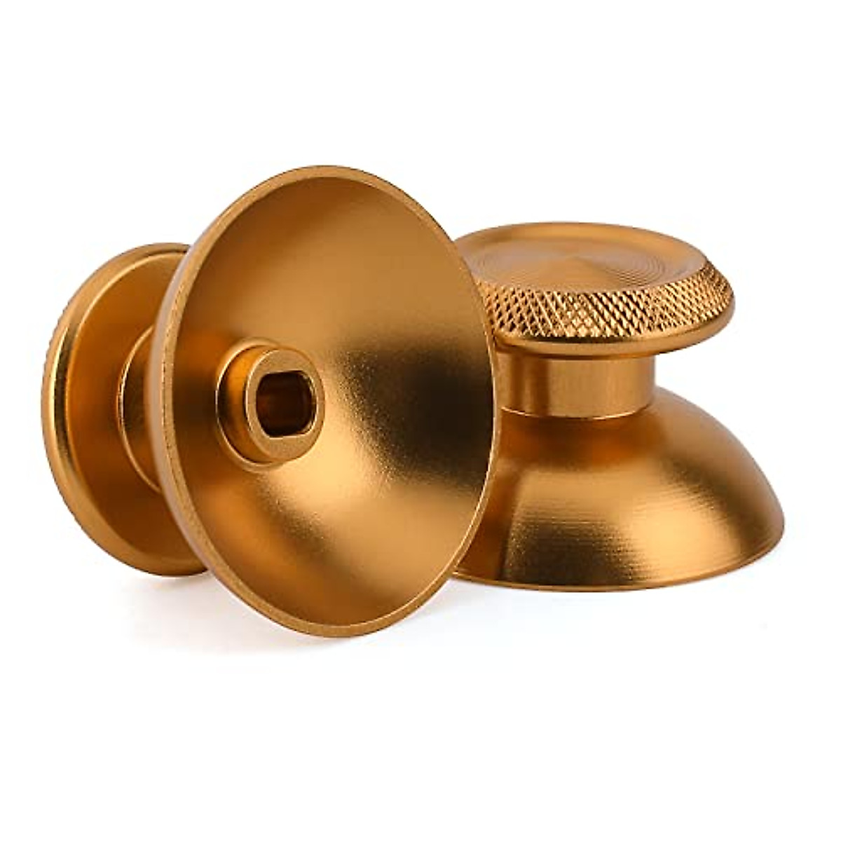 TOMSIN Metal Thumbsticks Replacement Kit for PS5 Controller – Aluminum Joysticks Accessories Compatible with PlayStation 5 DS Controller (Bronze)