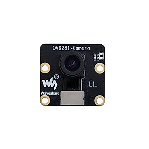 Waveshare OV9281-120 Mono Camera Compatible with Raspberry Pi Series Boards Including 4B/3B+/3A+/3B/2B/B+/A+ Extra FPC Cable is Required for Zero/Zero 2 W Series Global Shutter 1MP