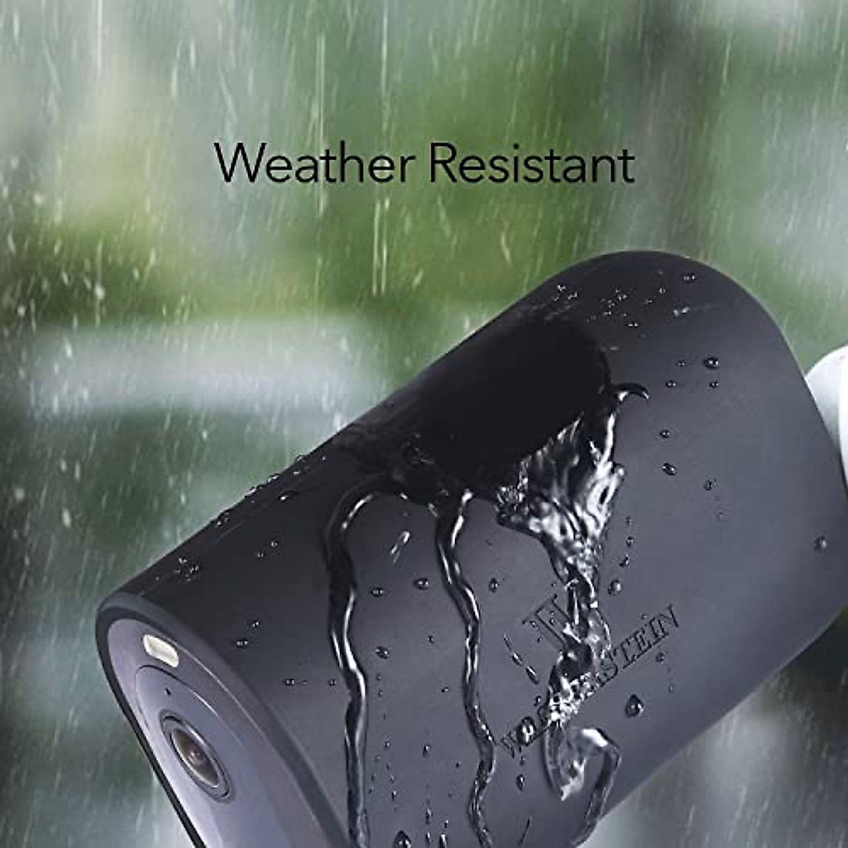 Wasserstein Silicone Case Compatible with Arlo Pro 4 XL Rechargeable Battery Housing (Black/3 Pack) - Protective Waterproof Case for Your Smart Security Cam