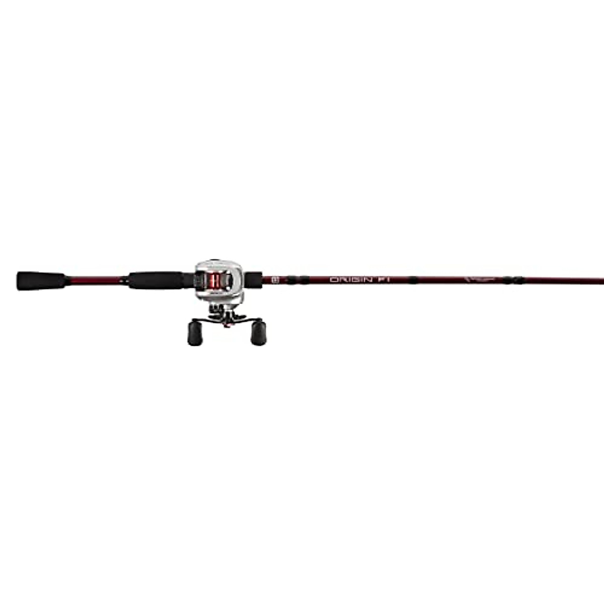 13 FISHING - Origin F1 - 6'7" M Baitcast Combo - 8.1:1 Gear Ratio - Right Hand Retrieve (Fast Action) (Fresh) - OF18.1-67M-RH, Silver/Red