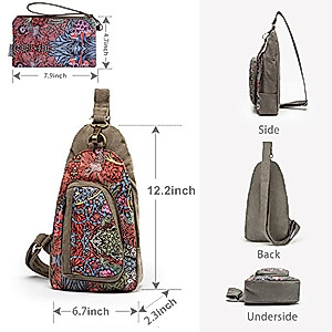 Black Butterfly Premium Chest Bag for Women Crossbody Small, Chest Pack for Fashion and Light (Grey-m)