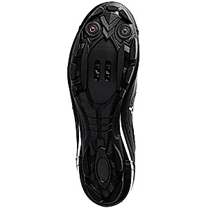 CyclingDeal Mountain Bicycle Bike Men's MTB Cycling Shoes Black Compatible with Shimano SPD and CrankBrothers Cleats | Size 46