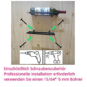 Artchros Wine Rack (6PCS-Black)