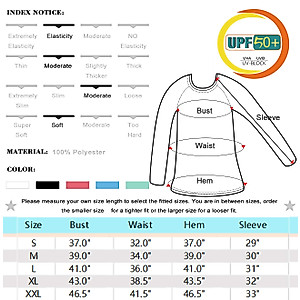 HISKYWIN Women's UPF 50+ Sun Protection Long Sleeve Shirts Outdoor Hiking Fishing Tops HF103- White-L