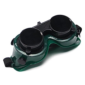 Othmro Flip Up Front Welding Goggles Safety Glasses Eye Protection Welder Goggles with Welders Glass Protective Glasses for Welding Soldering Torching Brazing Metal Cutting