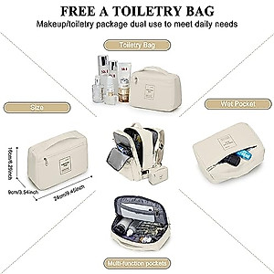 winspansy Carry on Backpack,Travel Backpack for Women Men Airline Approved Personal Item Size Hiking Gym Backpack Weekender Casual Daypack Backpack Waterproof Bag with Shoe Compartment, Beige