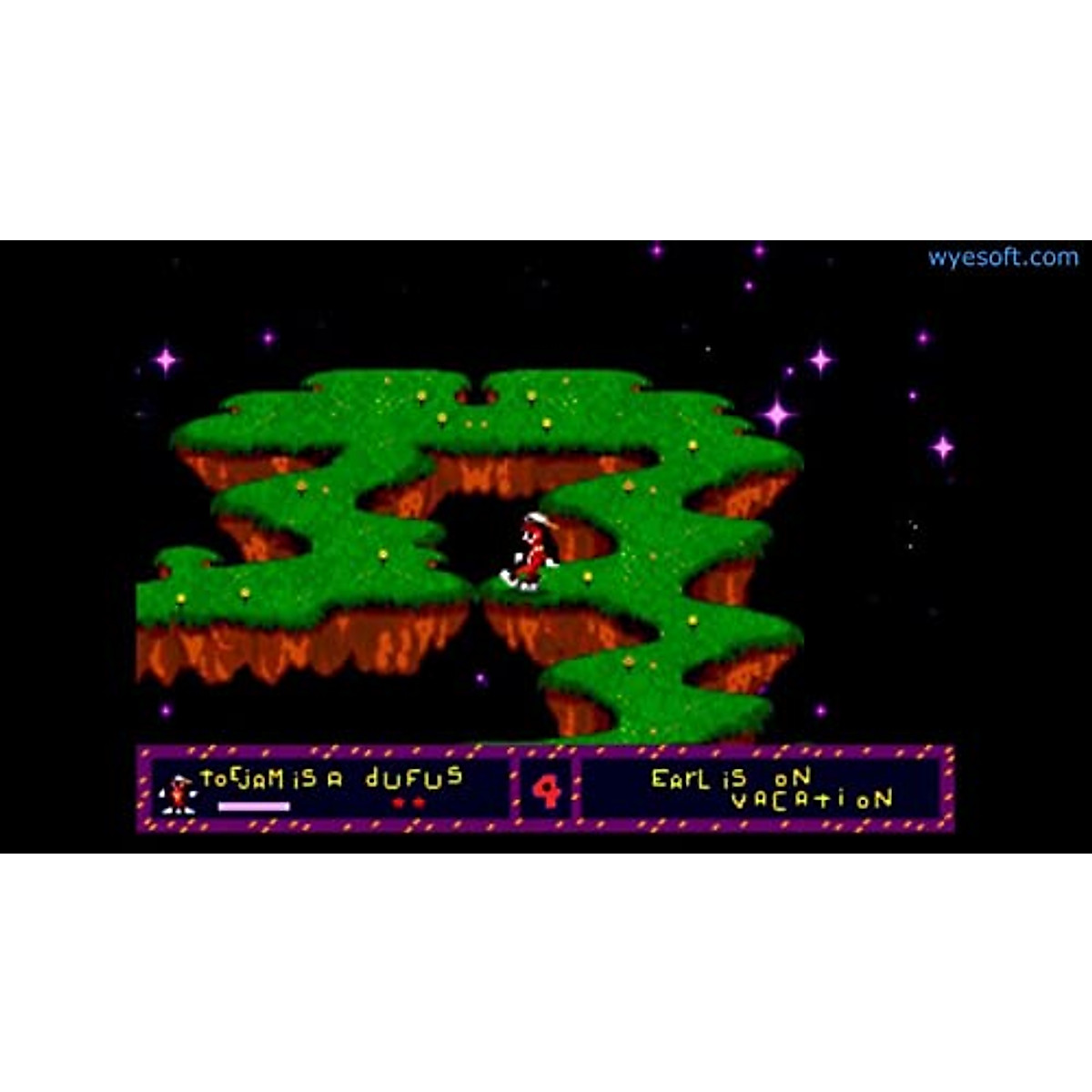 Toejam and (&) Earl (Sega Genesis/Megadrive) - Reproduction Video Game Cartridge with Case and Manual