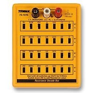 TENMA 72-7270 Resistance Decade Box, 1 to 11111110 OHM