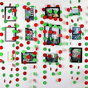 Red and Green Welcome To Whoville Banner, Grinchmas Christmas Decorations, Merry Grinchmas Banner for Fireplace Mantle Home, Xmas Birthday Party Decorations, Christmas Vacation Holiday Decoration