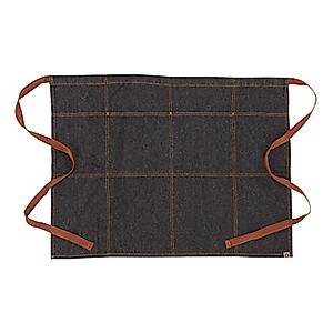 Chef Works Unisex Memphis Bistro Apron, Black, One Size