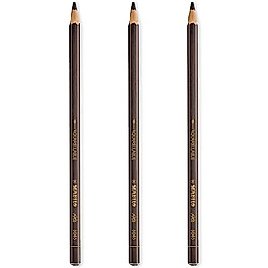 STABILO All Watercolour Effect Pencil Pack of 3 Pencils - Brown