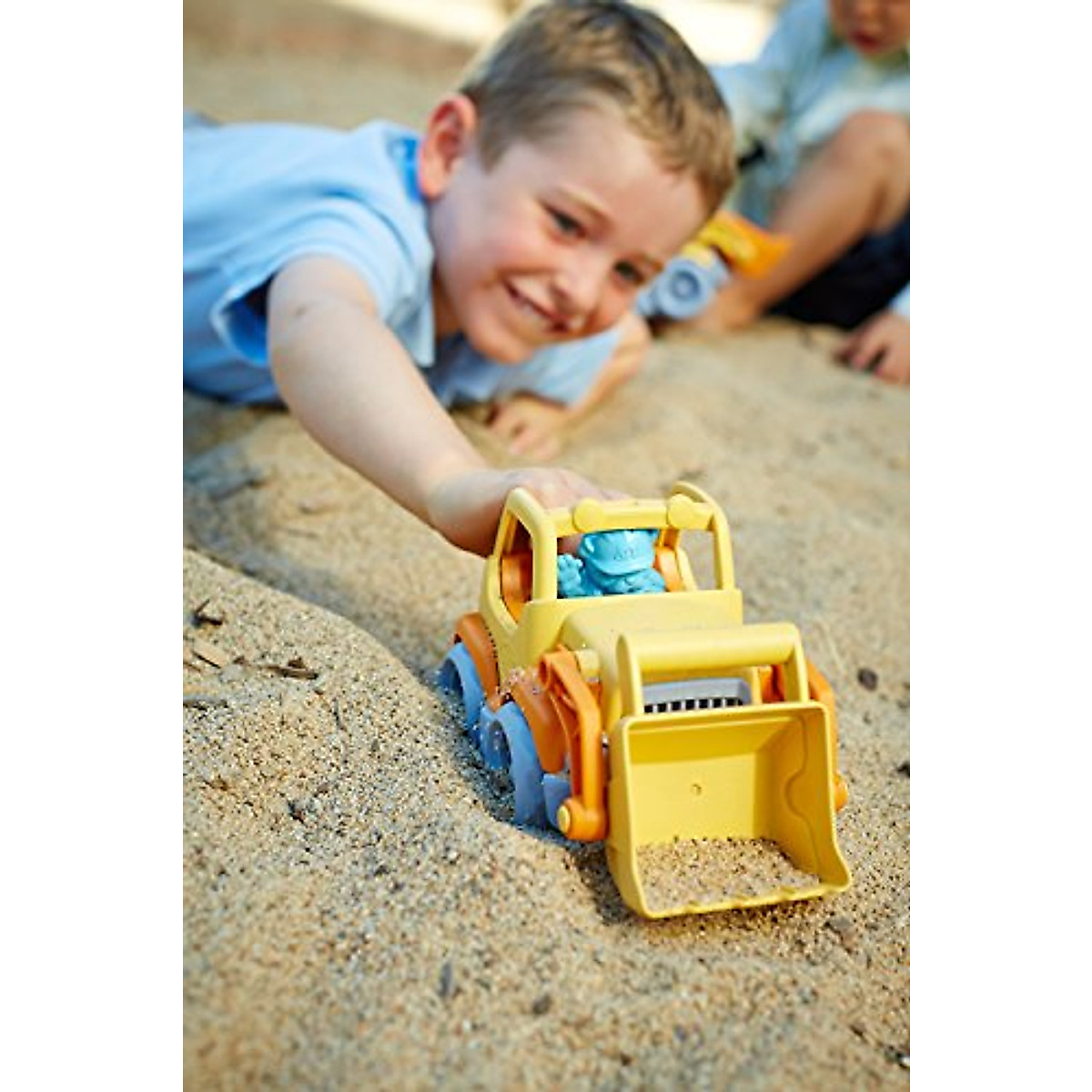 Green Toys Scooper Construction Truck, Yellow/Orange
