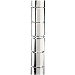 Express KitchQuip Commercial Chrome Wire Stainless Steel Shelving Poles