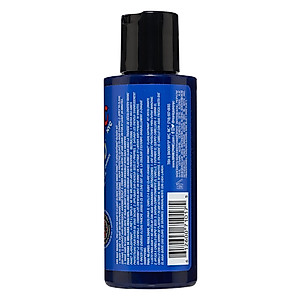 MANIC PANIC Bad Boy Blue Hair Color - Amplified - Semi-Permanent Hair Dye - Dark Denim Blue Shade with Green & Grey Undertones - Vegan, PPD & Ammonia-Free - For Coloring Hair on Women & Men