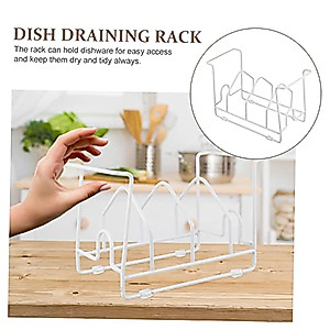BESPORTBLE Drain Rack Sink Water Filter Sink Drying Rack Utensil Holder Dish Drying Rack Plate Cup Drying Tray Pan Lids Holder Tableware Stand Dish Racks for Kitchen Counter Tableware Holder