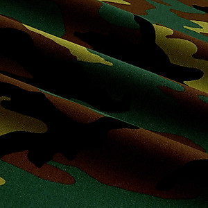 Camo Army Camo Green, Fabric by the Yard