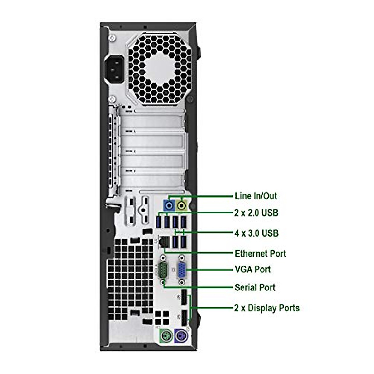 HP 600 G2 SFF Computer Desktop PC, Intel Core i5-6500 3.2GHz Processor, 16GB Ram, 512GB M.2 SSD,Wireless Keyboard & Mouse, WiFi | Bluetooth, HP Dual 23.8-inch LCD Monitor, Windows 10 Pro (Renewed)