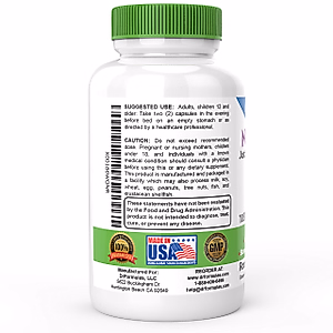 DrFormulas Saccharomyces Boulardii Probiotic 10 Billion CFUs | Nexabiotic S boulardii, Immune and Digestive Support Supplement, 60 Stomach Acid Resistant Probiotics Capsules