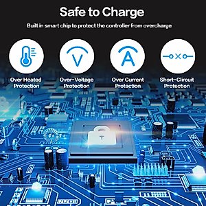 Controller Charging Station, SEVENKA Charger Dock, Fast Charging Stand Compatible with PlayStation 5/PS5 Dualsense Controller, Dual USB C Fast Charging for Dual Controller