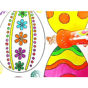 TINYMILLS Spring Flowers Butterfly Stamper Marker Set of 10, Birthday Gift Arts and Crafts Girl Birthday Gift