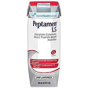 Peptamen 1.5 Complete High Calorie Elemental Diet Unflavored Liquid - 8.4Oz X 24Cans/Case