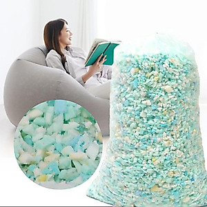 HDMLDP 5LBS Bean Bag Filler High Density Shredded Memory Foam Pillow Stuffing Beanbag Filling for Couch Big Joe Bean Bag Chair