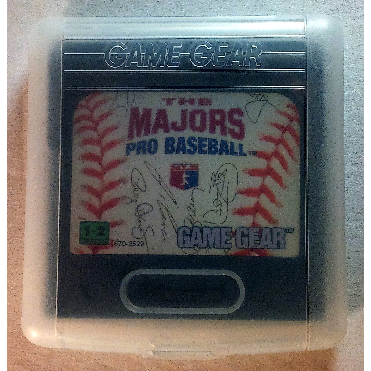 Majors Pro Baseball Sega Game Gear