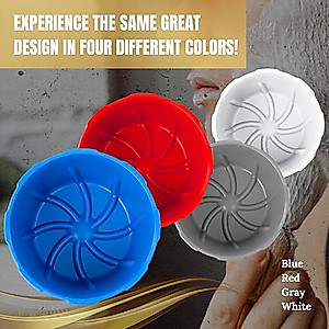 TIMELESS RAZOR Blue Shaving Bowl w/Ridges - Mixes Mens Shaving Cream & Shaving Soap - Durable & Holds Heat Longer - Whip a Quick, Rich & Thick Lather - USA Made