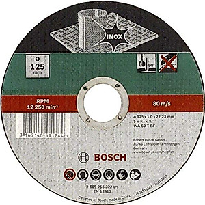 Bosch 2609256321 DIY Cutting Disc Stainless Steel 115 mm ø x 1.6 mm Straight