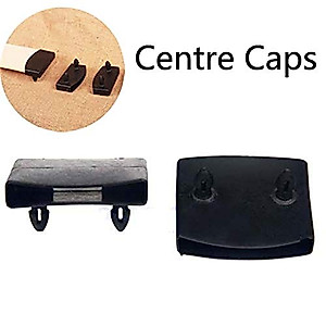 NANSHINE 20PCS 55.5-57mm Replacement Bed Slat Holders Kits Bundles Plastic Centre Caps Holders