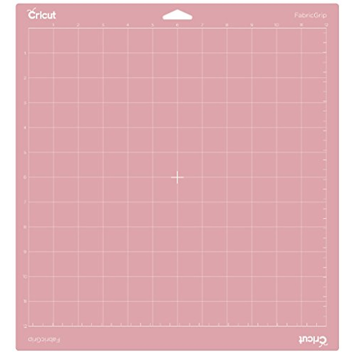 Cricut FabricGrip Adhesive Cutting Mat 12" x 12", High Density Fabric Craft Cutting Mat, Made of High-Quality Material to Withstand Increased Pressure. Use For Cricut Explore/Cricut Maker, (2 CT)
