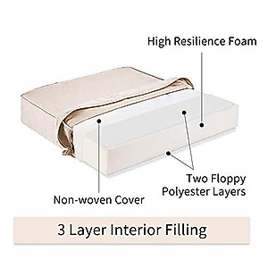 2-Piece Outdoor Deep Seat Cushion Set Pink Navy Floral botanical seamless suitable for fashion prints Back Seat Lounge Chair Conversation Cushion for Patio Furniture Replacement Seating Cushion