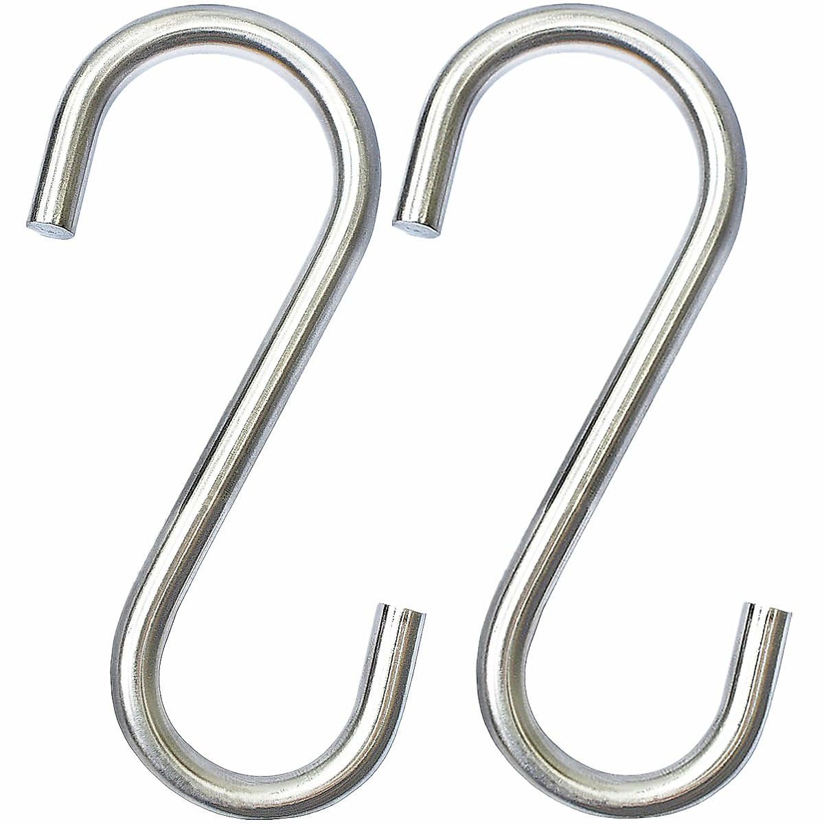 GOTOONE Heavy Duty S Hooks Hanging Metal Hook Large 304 Stainless Steel Diameter 5/16 in Rust Proof for Swing Hammock Garden Outdoor Tools