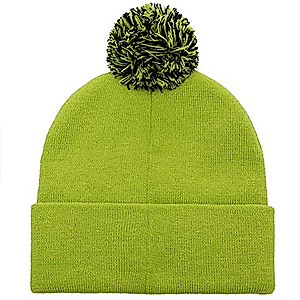 Bioworld The Grinch Big Face Knit Pom Beanie