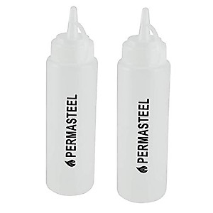 Permasteel Griddle Accessories Kit for Flat Top Grills | 10-Pc Griddle Tool Set for Outdoor Griddle, PA-12003, Spatulas, Tong, Turner, Grill Scraper, Egg Rings, Squeeze Bottles